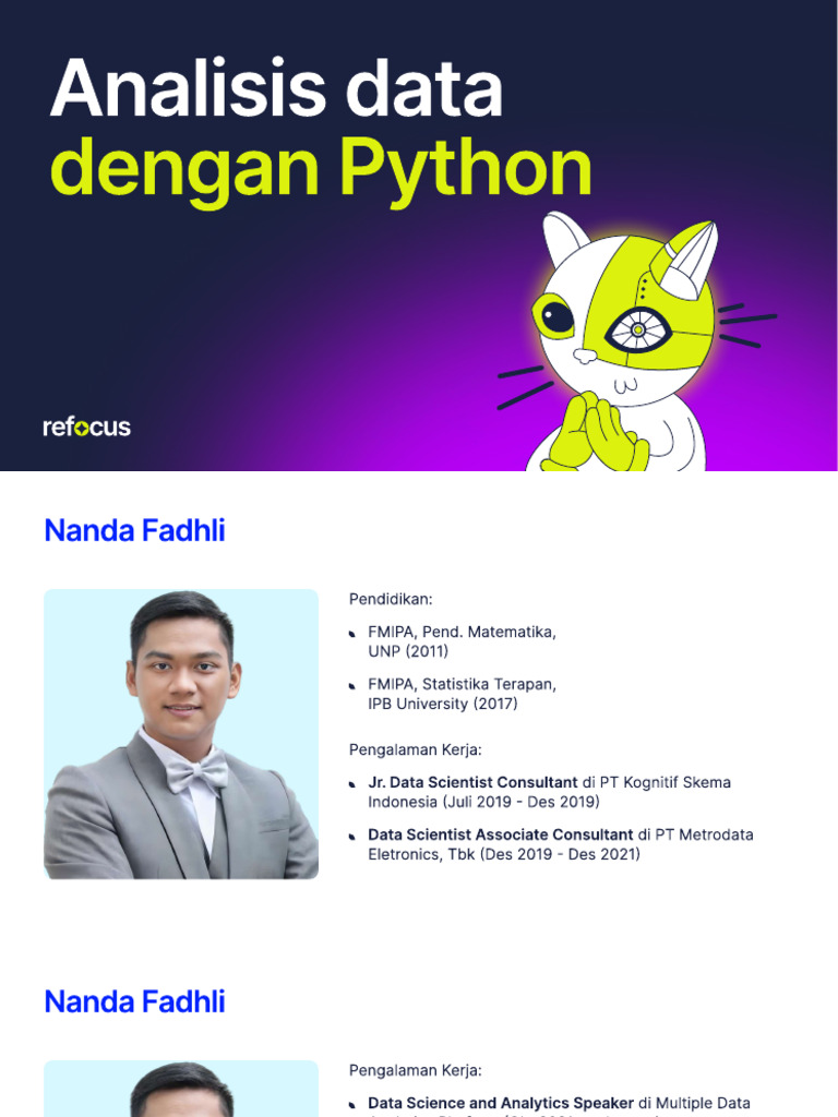 Analysis Data Dengan Python | PDF
