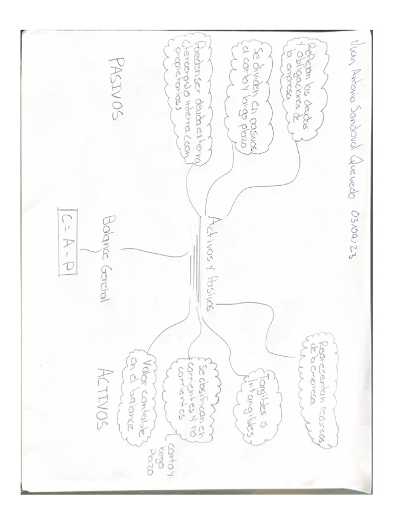 Mapa Conceptual de Activos y Pasivos | PDF