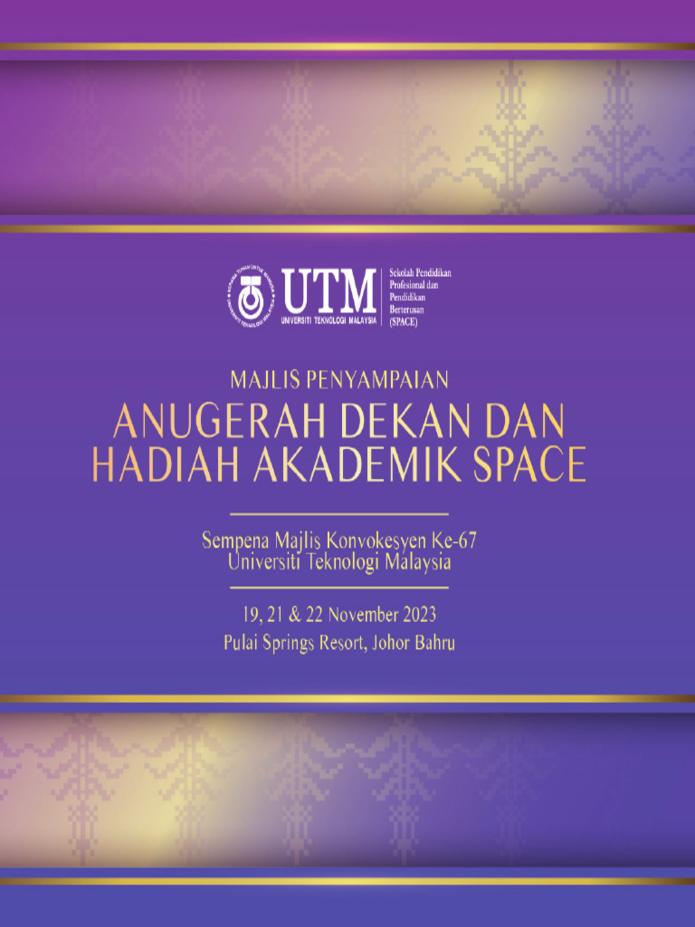 Buku Anugerah Dekan 67 SPACE | PDF