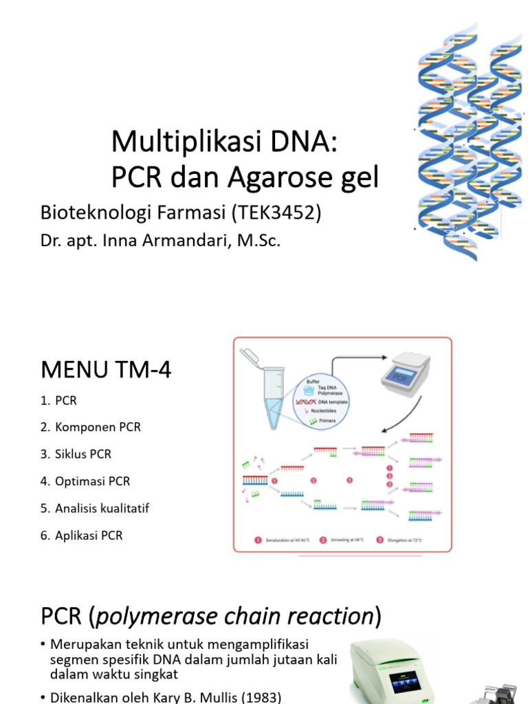 TM 4 BiotekFar PCR Agarose | PDF