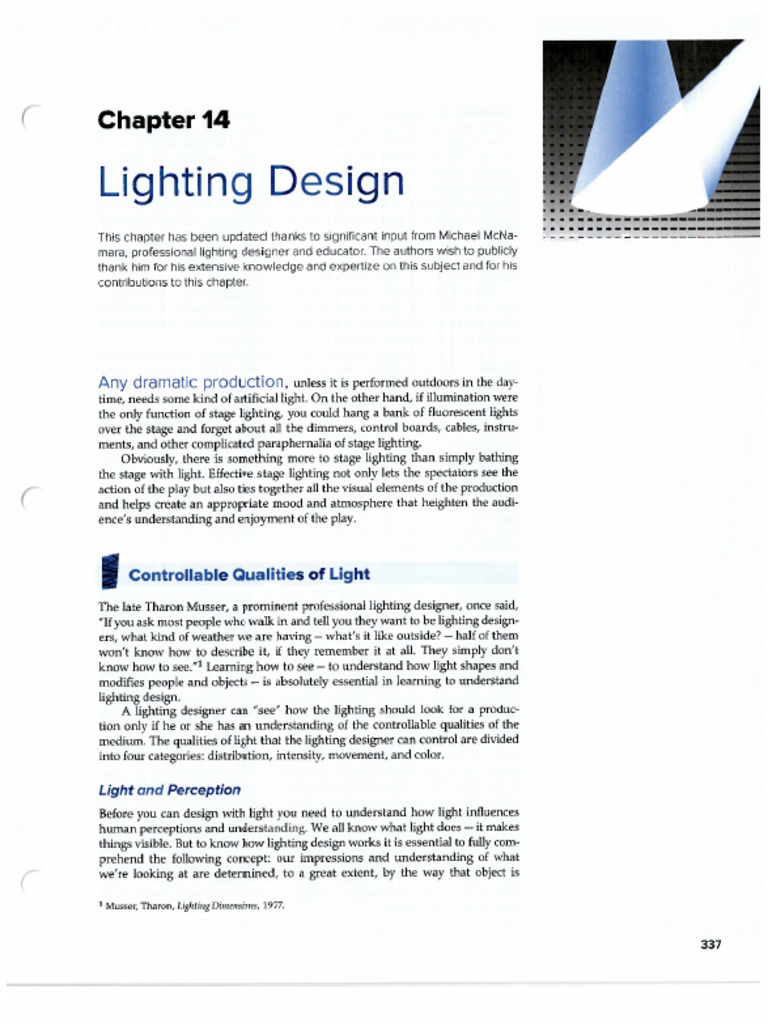 Ch. 14 Gillette Lighting Design | PDF