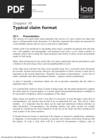 A Simple Format For A Construction Claim | PDF | Damages | Private Law