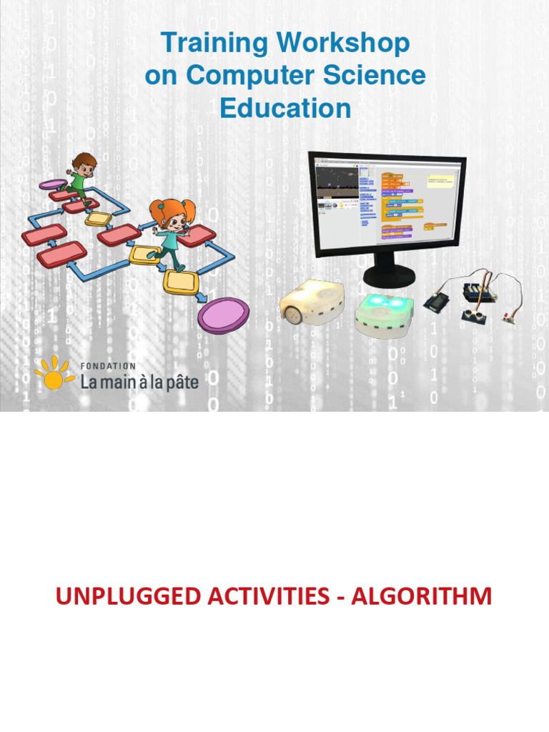01 - Unplugged Activity I - Algorithm - Slide | PDF | Algorithms | Cakes 01 - Unplugged Activity I - Algorithm - Slide | PDF | Algorithms | Cakes