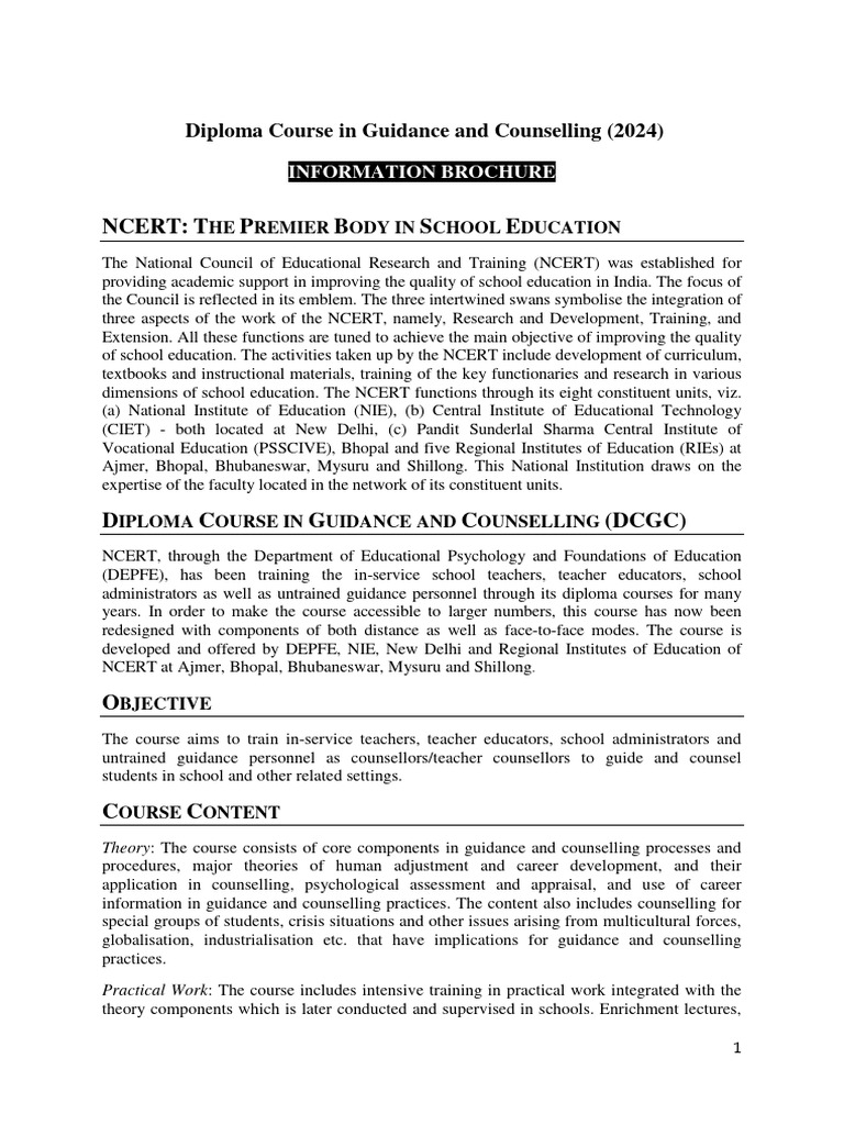 Information Brochure 2024 | Download Free PDF | Behavior Modification | Learning