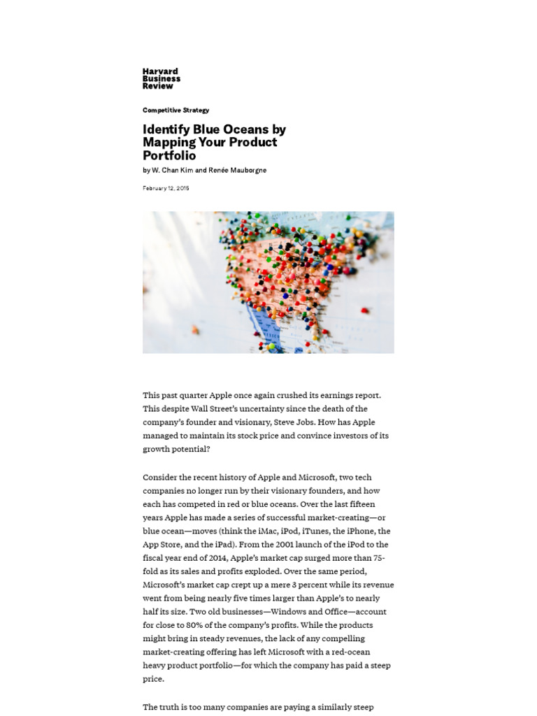 Mapping Your Product Portfolio for Growth | PDF | Apple Inc. | I Pod