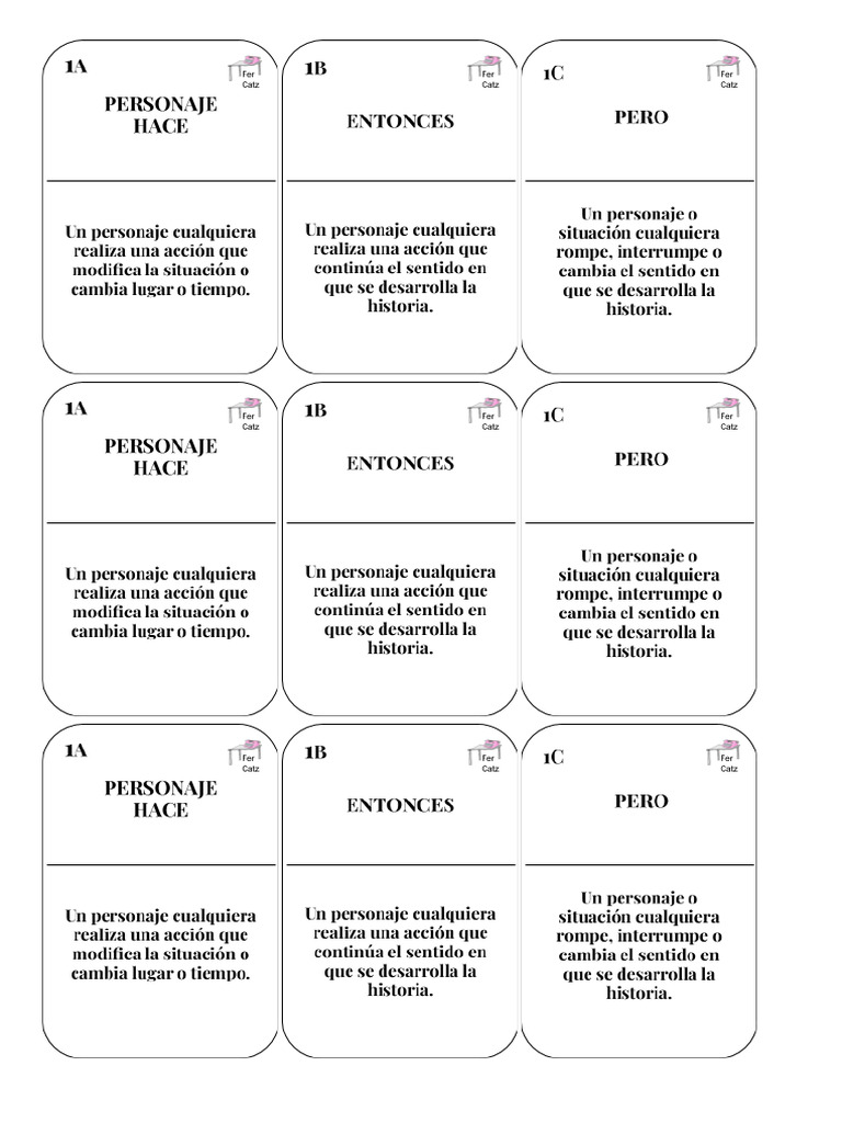 CARTAS de Narración para Imprimir | PDF