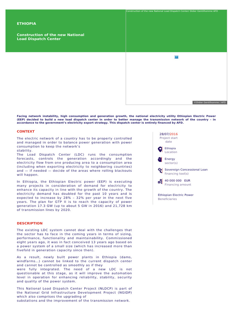 Construction of The New National Load Dispatch Center-3222 | PDF | Renewable Resources ...