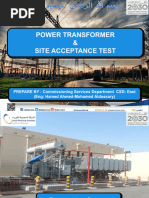 Power Transformer Test Report | PDF | Transformer | Electrical Impedance