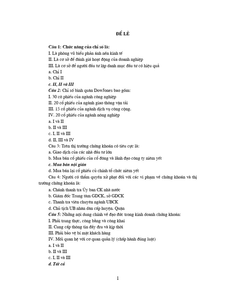 SRTC - de Thi 01 | PDF