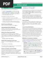 Types of Alliteration | PDF | Consonant | Vowel