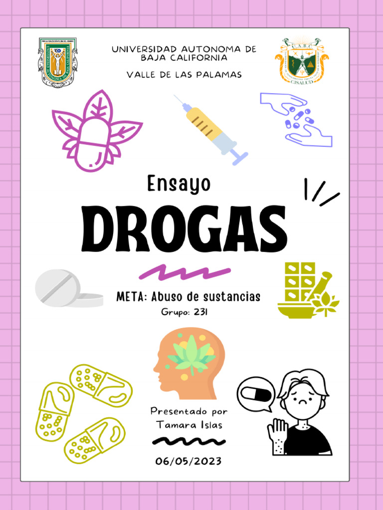 ENSAYO (Consumo de Drogas) | PDF | La dependencia de sustancias | Medicina CLINICA
