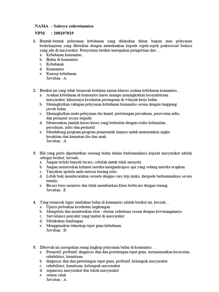 Tugas Pilgan 1 | PDF