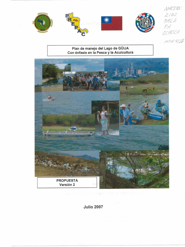 Plan de Manejo Del Lago de Guija Con Énfasis en La Pesca y La ...