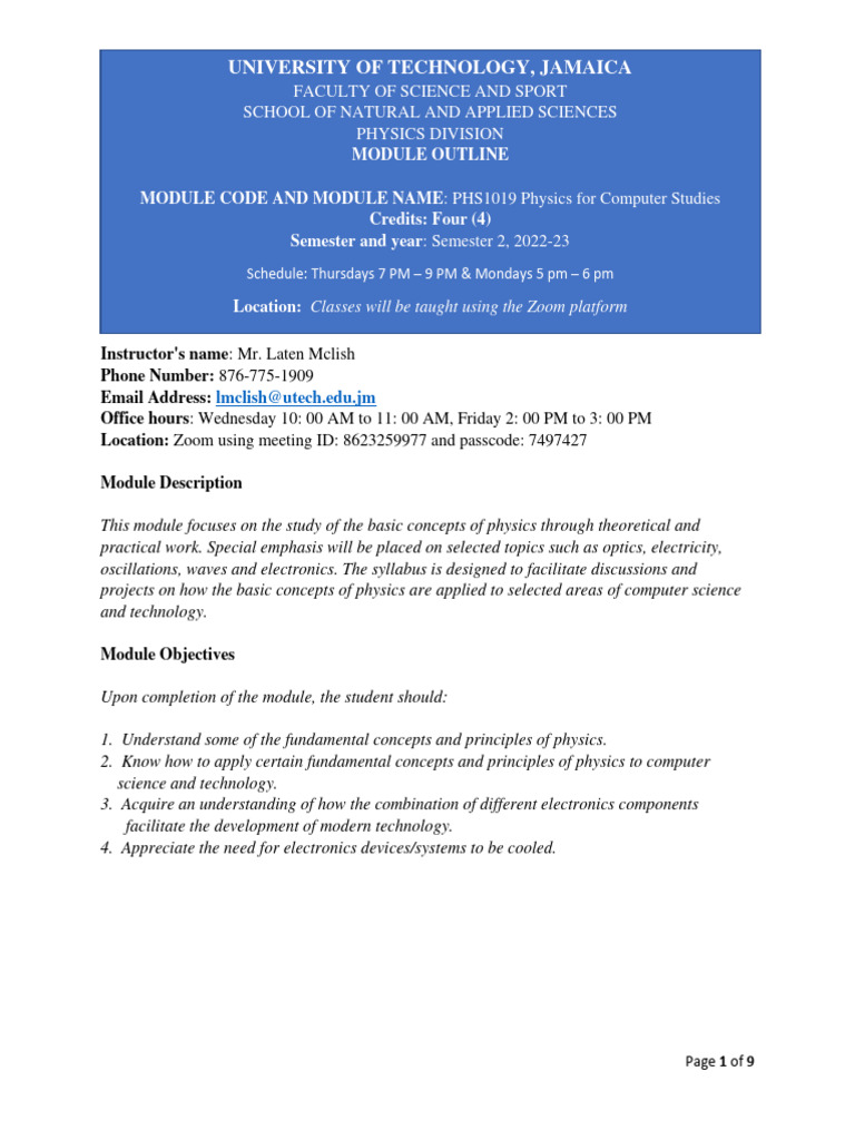 Physics for Computer Studies | PDF | Waves | Magnetic Field