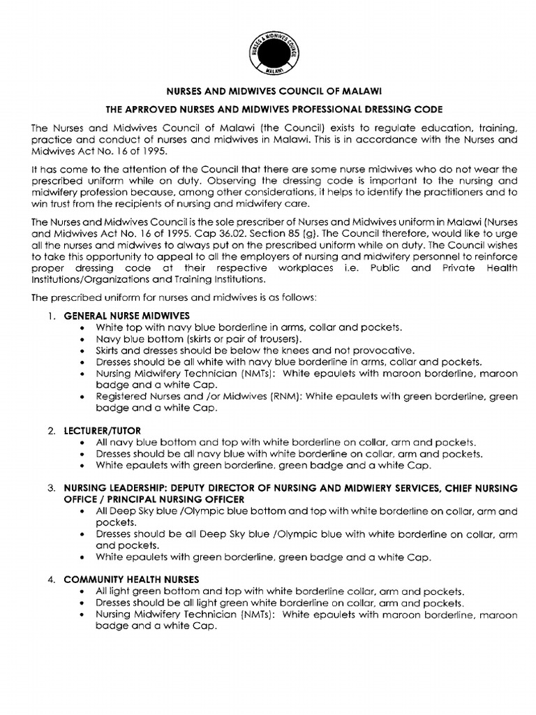 Professional Dressing Code | PDF