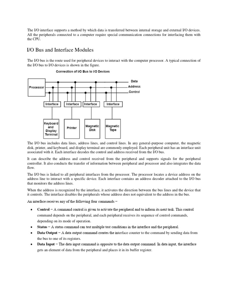 Coa Unit-3 | PDF | Usb | Input/Output Coa Unit-3 | PDF | Usb | Input/Output