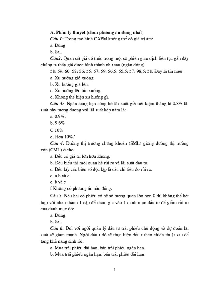 SRTC - de Thi 03 | PDF