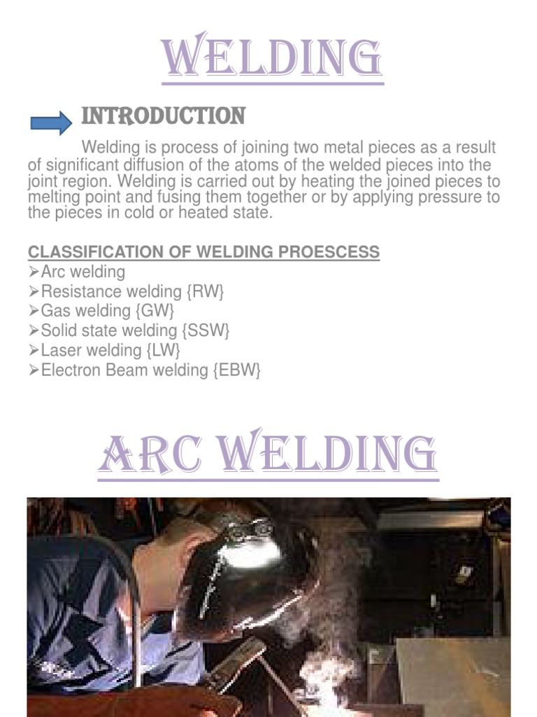 Welding: Classification of Welding Proescess | PDF | Welding | Construction