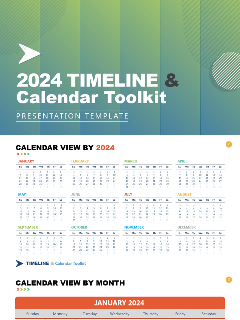 2024 Calendar and Timeline Toolkit | PDF