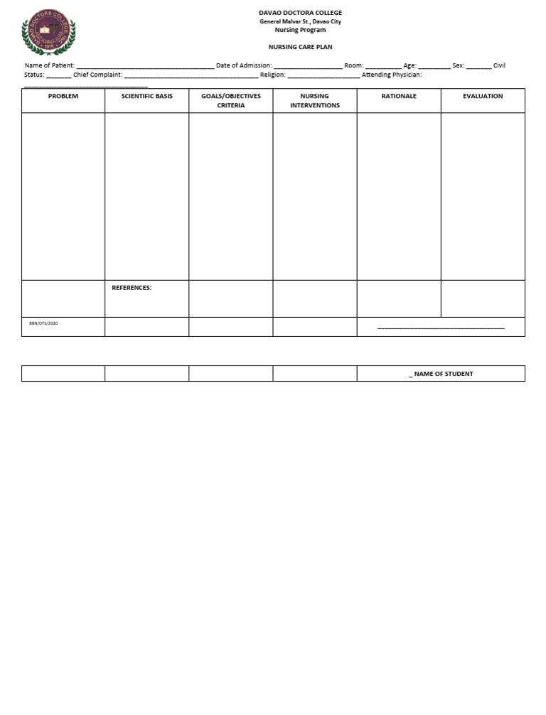 NCP Form | PDF