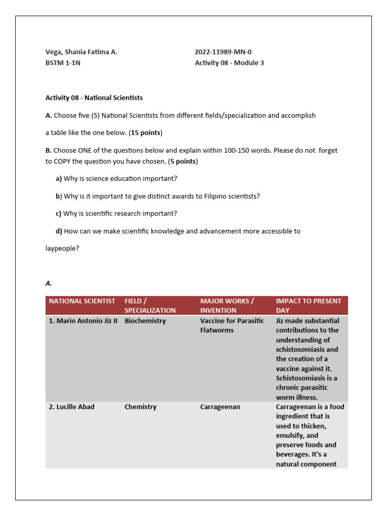 STS 2B | PDF | Science | Cognition