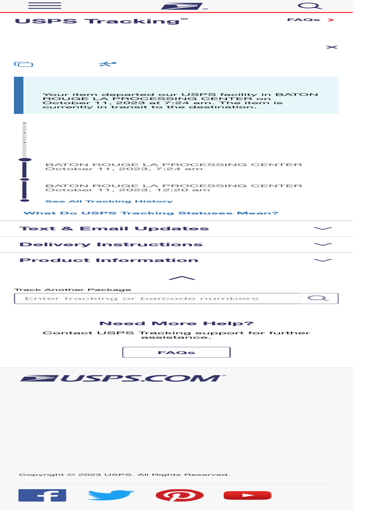 USPS Tracking® Results | Download Free PDF | United States Postal ...