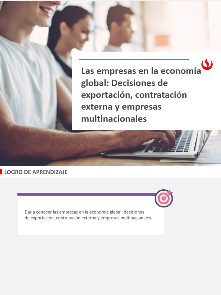 Empresas en la economía global: exportación y multinacionales | PDF ...