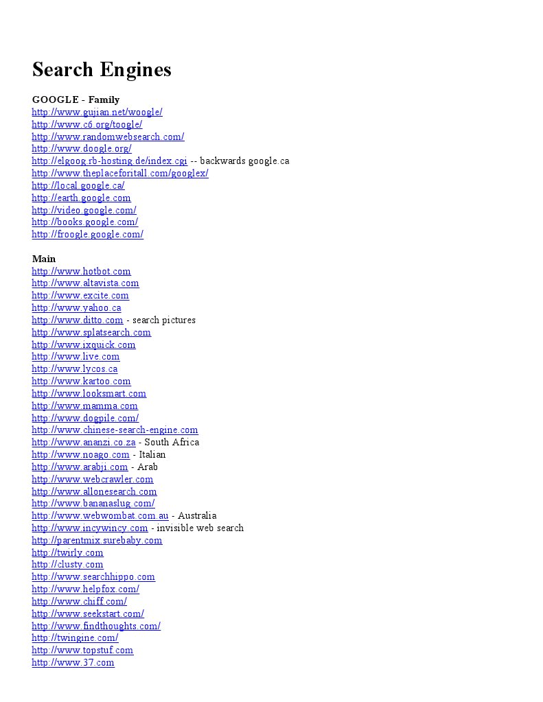 Search Engines | PDF | Science