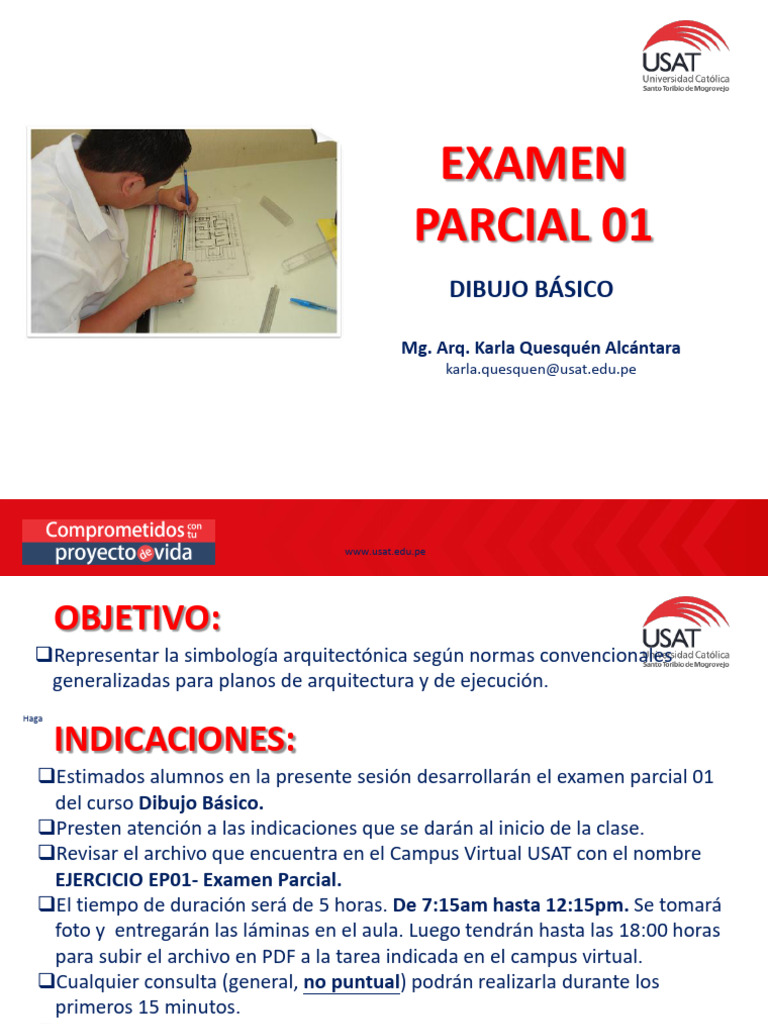 Clase 08. - Examen Parcial 01-Dib Bas | PDF | Dibujo | Visión