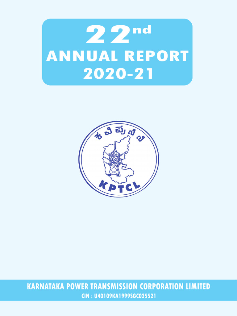 KPTCL Annual Report 2020-21 | PDF | Deferred Tax | Taxes
