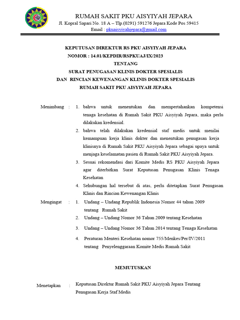 SPK RKK Dr. Peny SP | PDF | Sains & Matematika