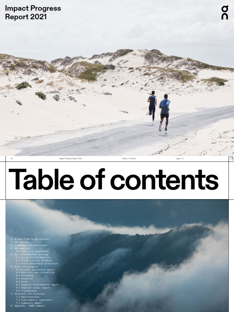 On Impact Progress Report 2021 | PDF | Life Cycle Assessment | Sustainability