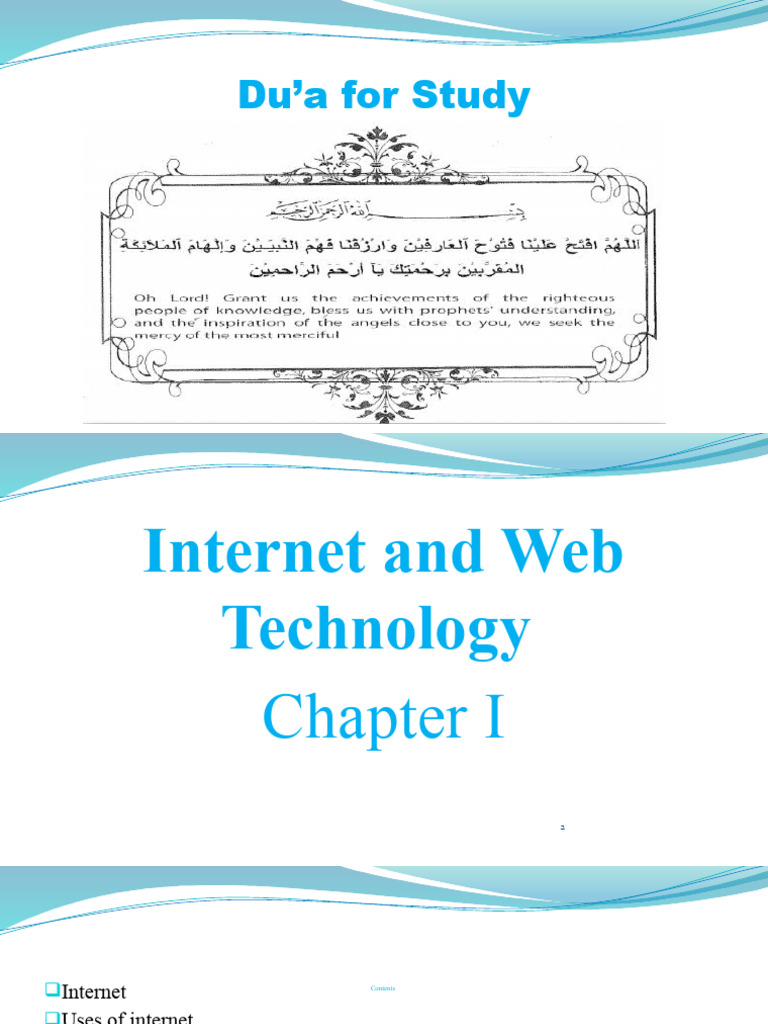 Lecture 1 | PDF | World Wide Web | Internet & Web