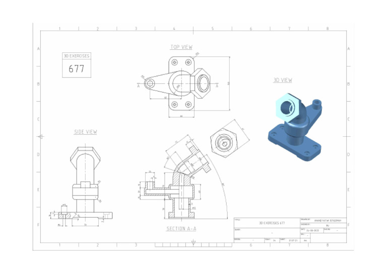 3D Model Autocad | PDF