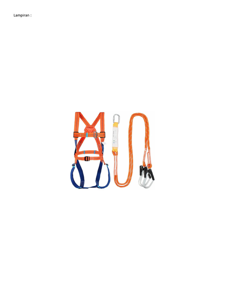Form Inspeksi Full Body Harness APD | PDF
