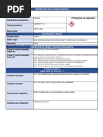 Ficha de Seguridad Reactivo de Biuret | PDF | Agua | Química