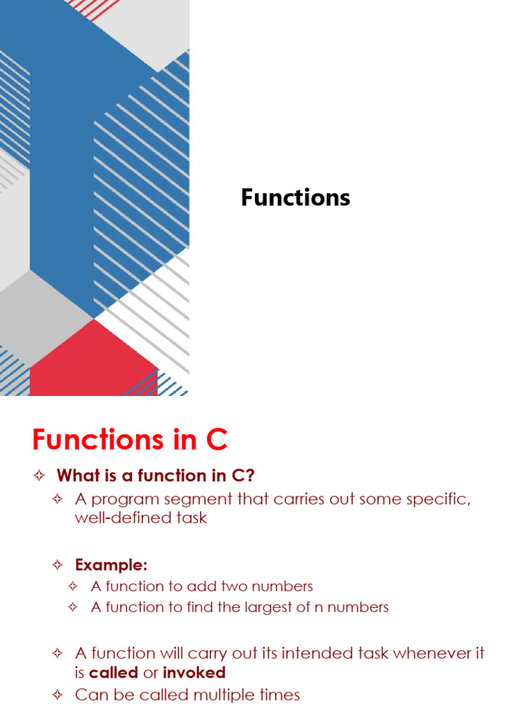 3 1 Functions | PDF | Parameter (Computer Programming) | Software ... 3 1 Functions | PDF | Parameter (Computer Programming) | Software ...