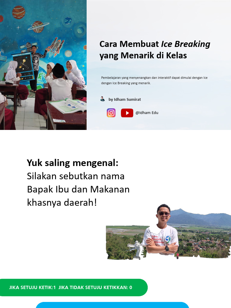 Cara Membuat Ice Breaking Yang Menarik Di Kelas | PDF