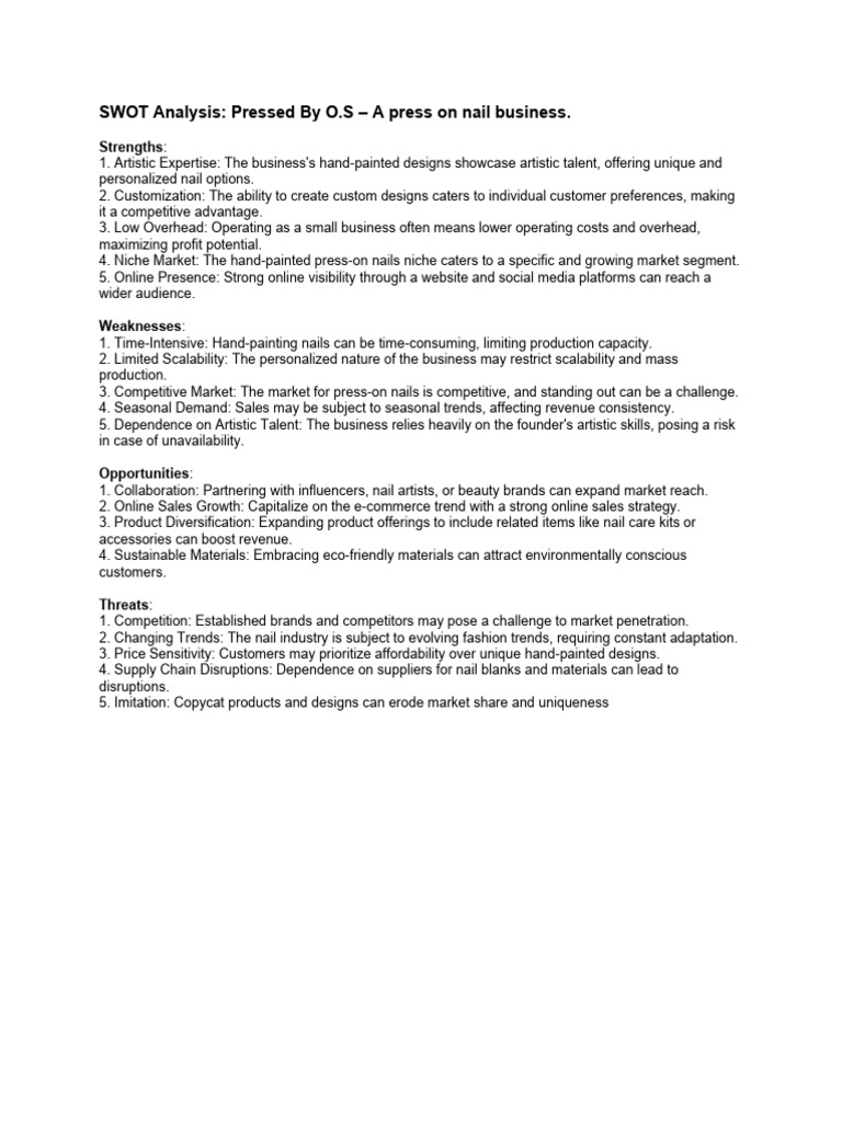 Swot Analysis | PDF | Business