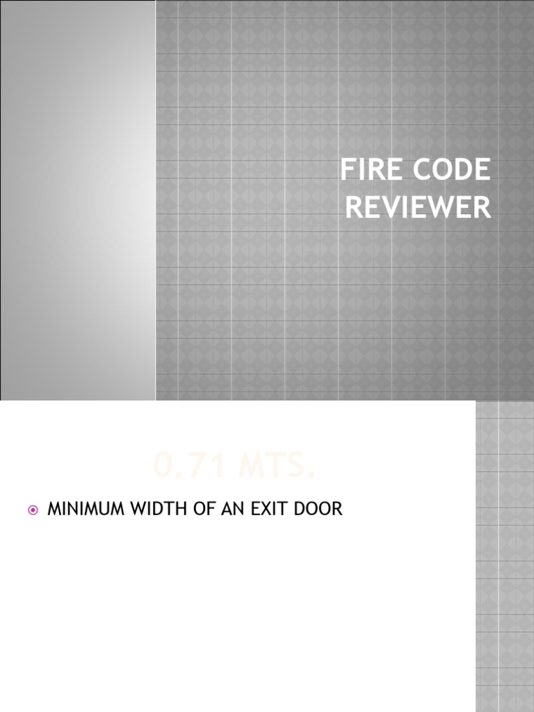 Fire Code | PDF | Stairs | Materials Fire Code | PDF | Stairs | Materials
