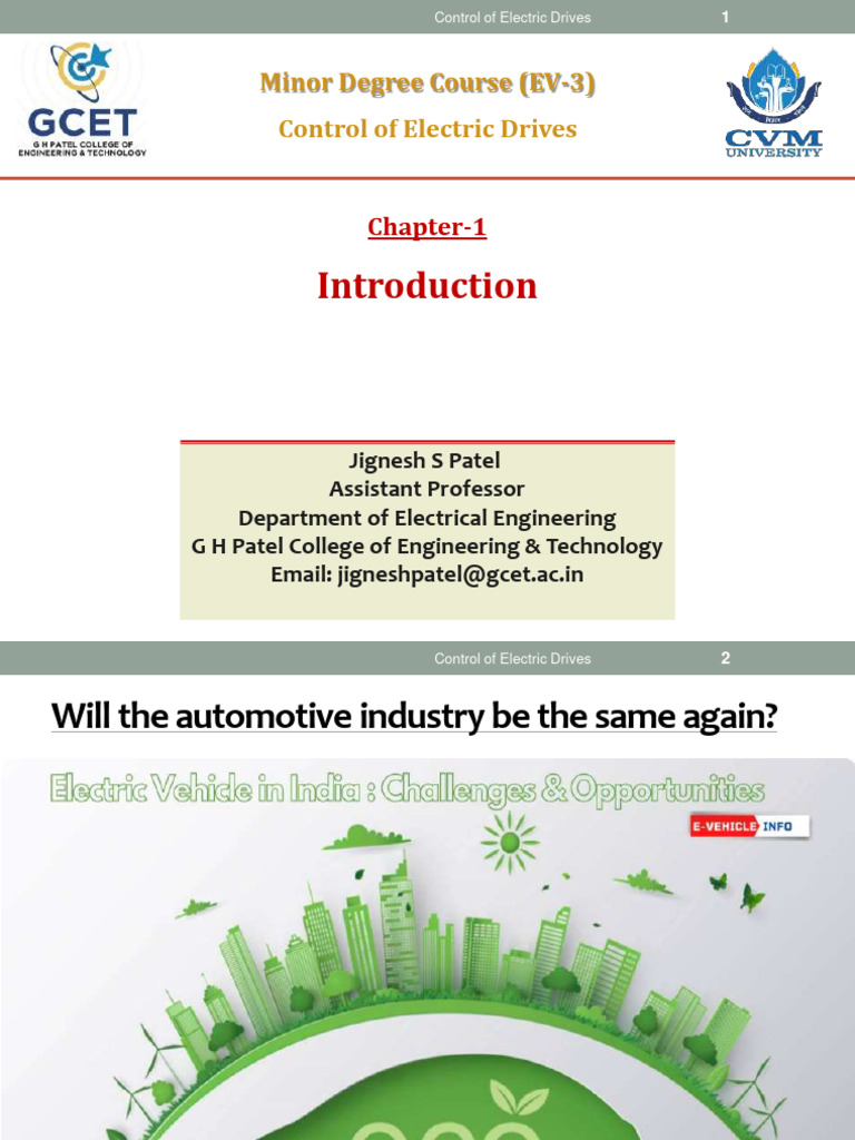 CH 1 Introduction | PDF | Electric Vehicle | Solar Power