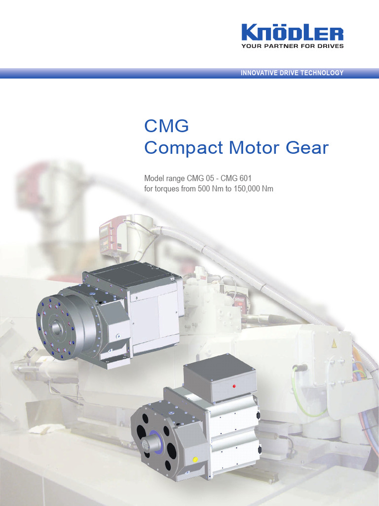CMG Compact Motor Gear: Model Range CMG 05 - CMG 601 For Torques From ...