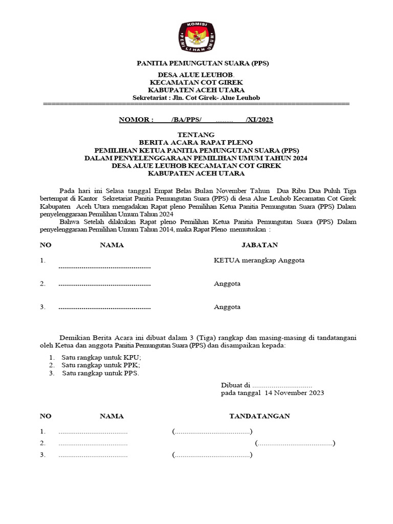 212837916-Contoh-Berita-Acara-PPS-docx | PDF