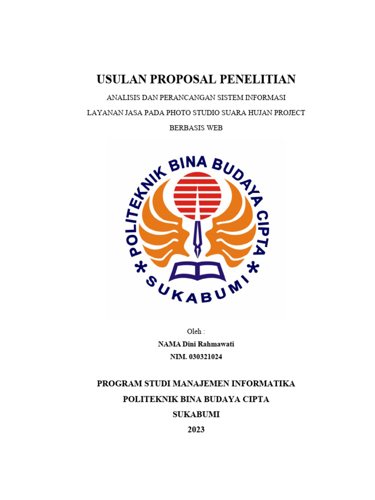 Usulan Proposal Penelitian | PDF