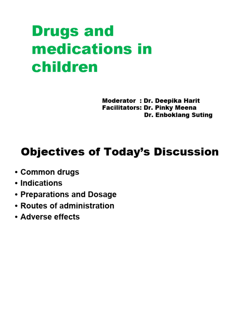 Peds Drugs | PDF | Saline (Medicine) | Intravenous Therapy