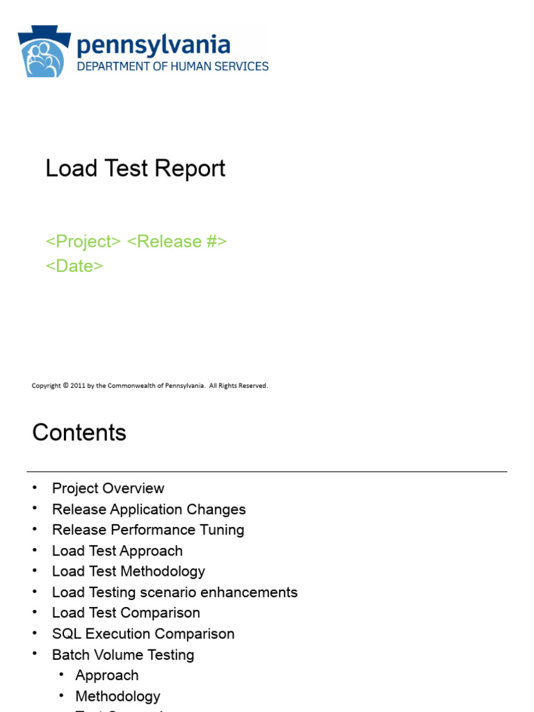 Load Test Report | PDF | Data Management | Computer Data