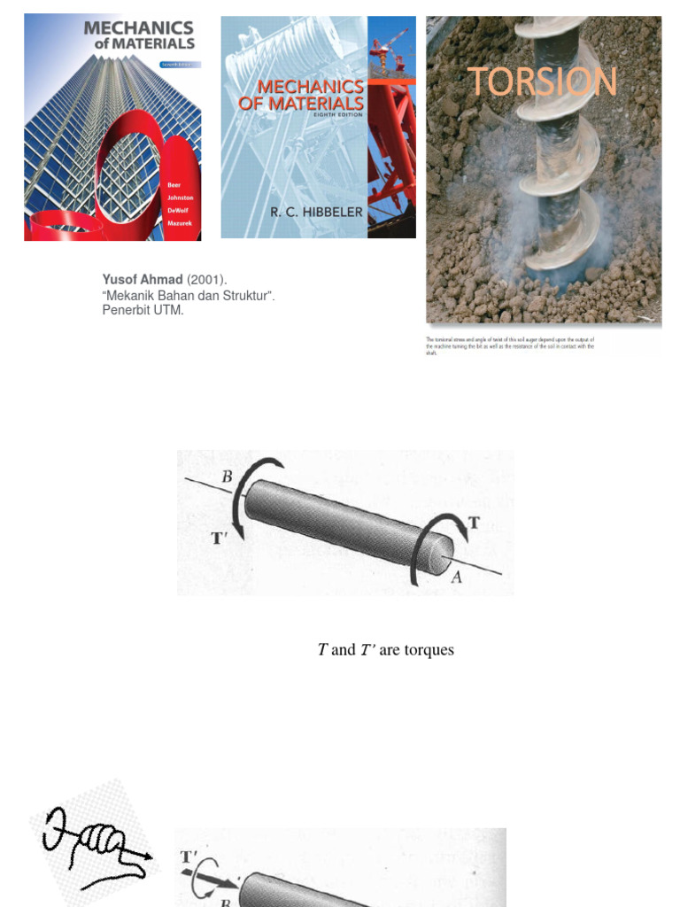 Chapter 8 Torsion | PDF | Rotation Around A Fixed Axis | Torque