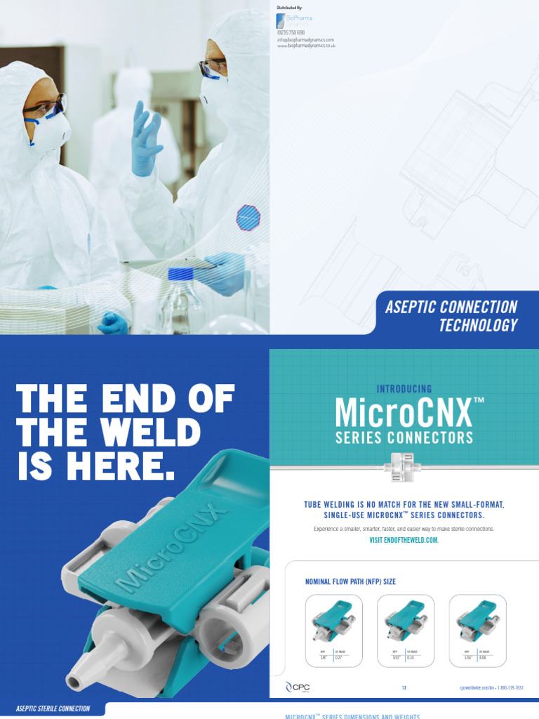 CPC-Aseptic-Connections | PDF | Sterilization (Microbiology) | Pipe ...