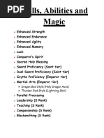 Allomancy and Its Metals in Mistborn | PDF | Bronze | Metals