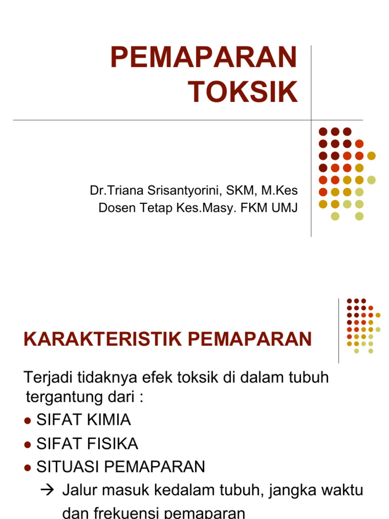 Pemaparan Toksik | PDF
